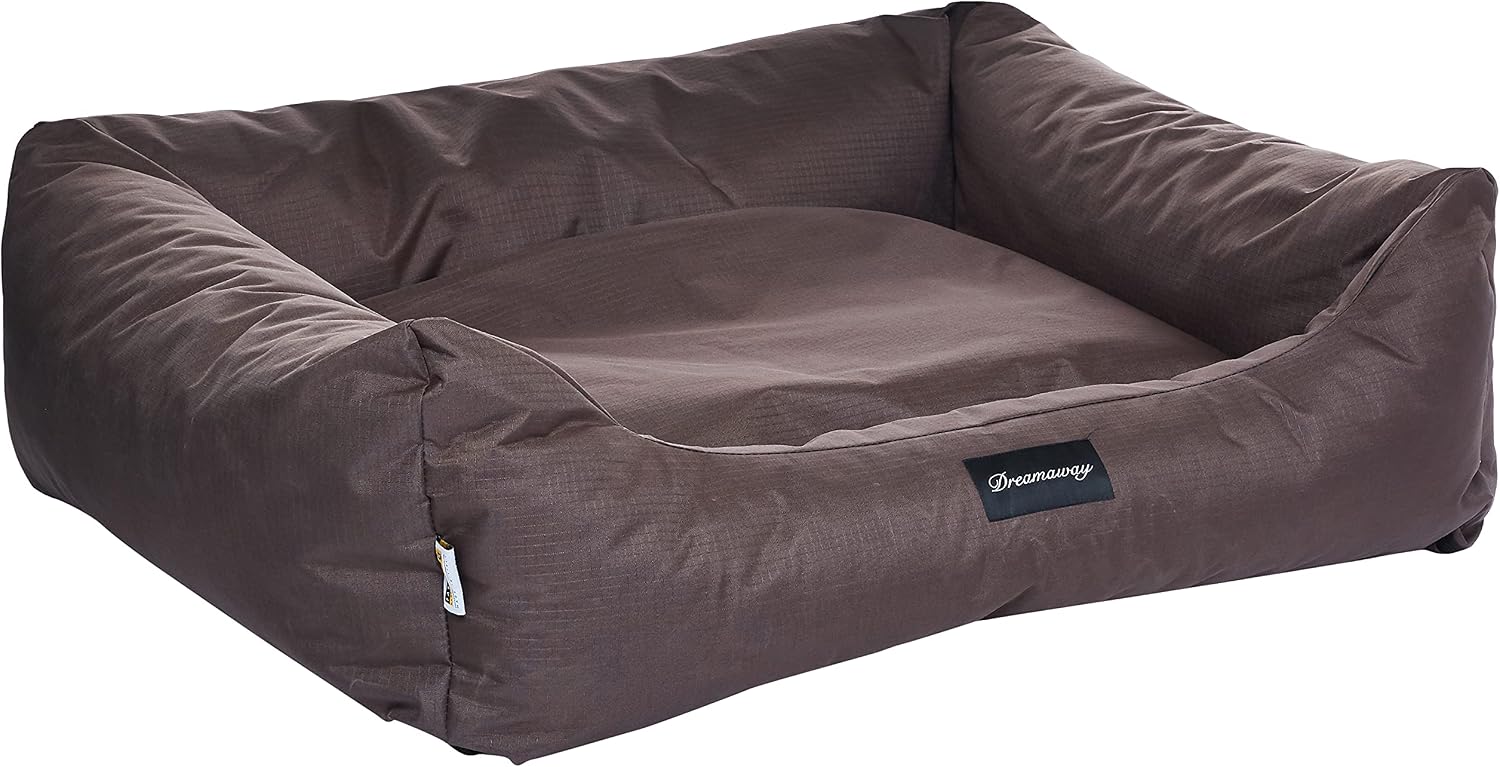 Fabotex Cuccia per Cani e Gatti Sfoderabile Petit Sofà Boston Marrone ...