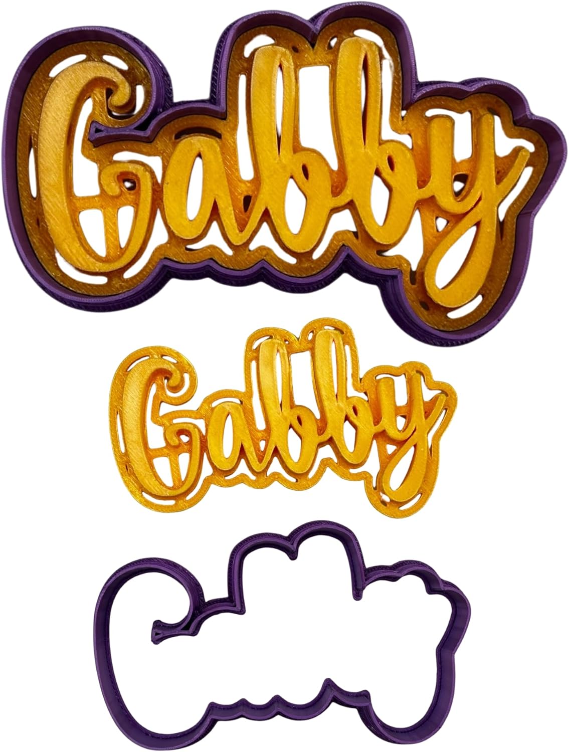 Amazon.com: CUSTOM Name | Cookie Cutter & Stamp | Multiple Fonts ...