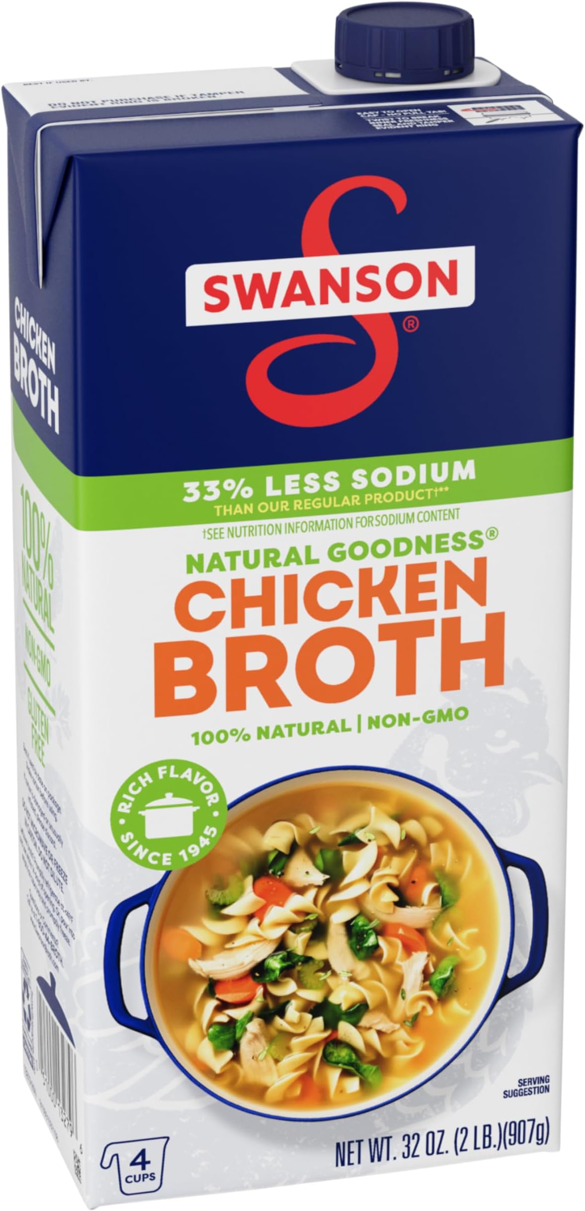 Amazon.com: 365 by Whole Foods Market, Organic Low Sodium Chicken Broth ...