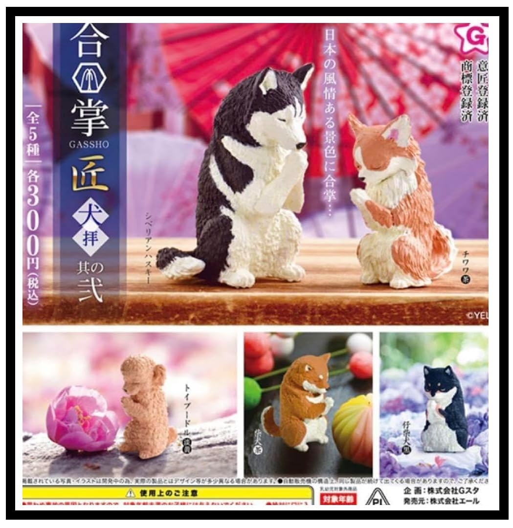 Amazon.co.jp: Gassho Takumi Dog Worship Part 2 [All 5 Types Set (Full ...