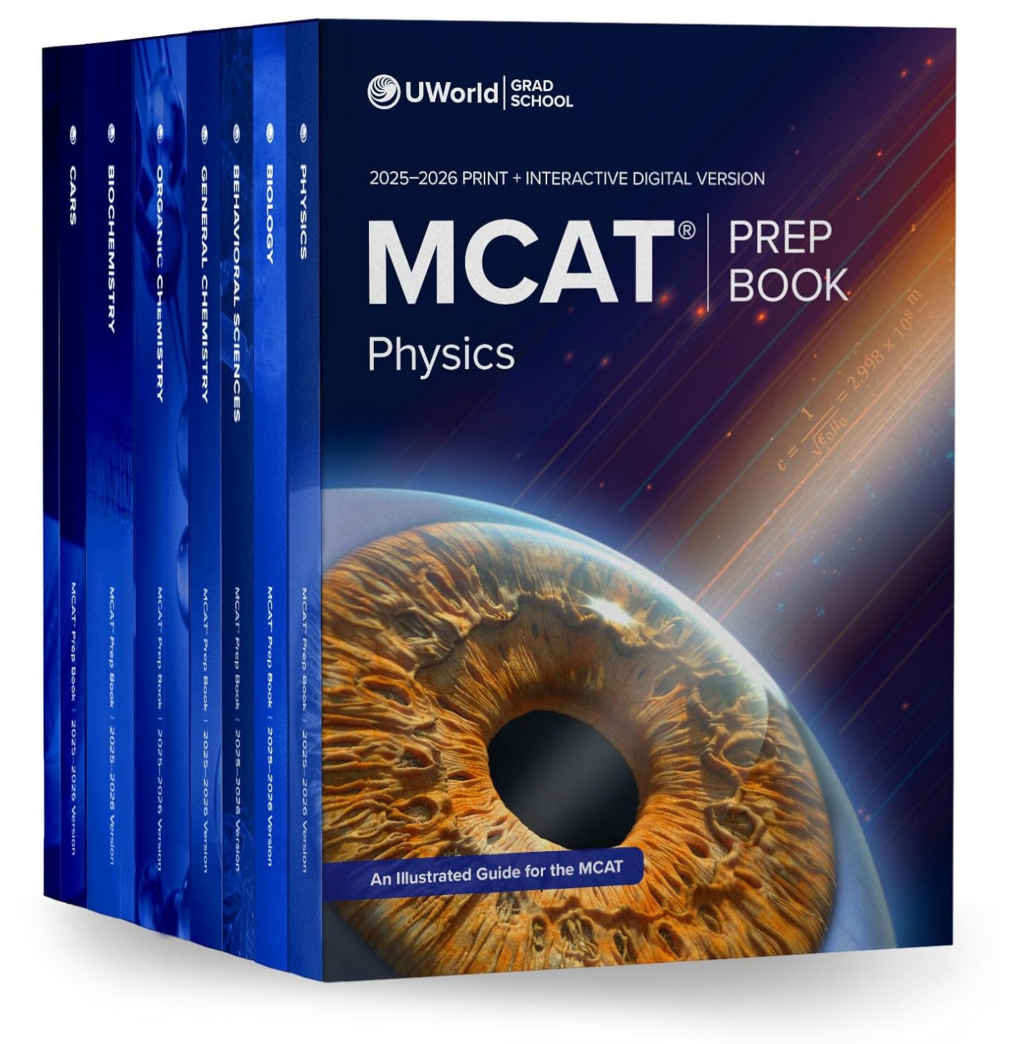Amazon.com: UWorld MCAT UBooks 2025-2026: 8 Printed & Interactive ...