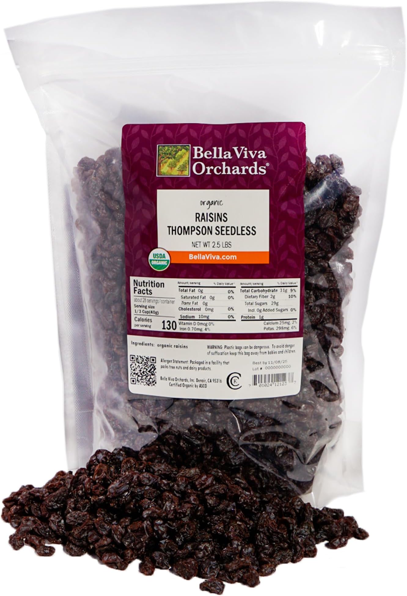 Amazon.com: Newman's Own Organics Organic California Raisins, 15-Ounce ...