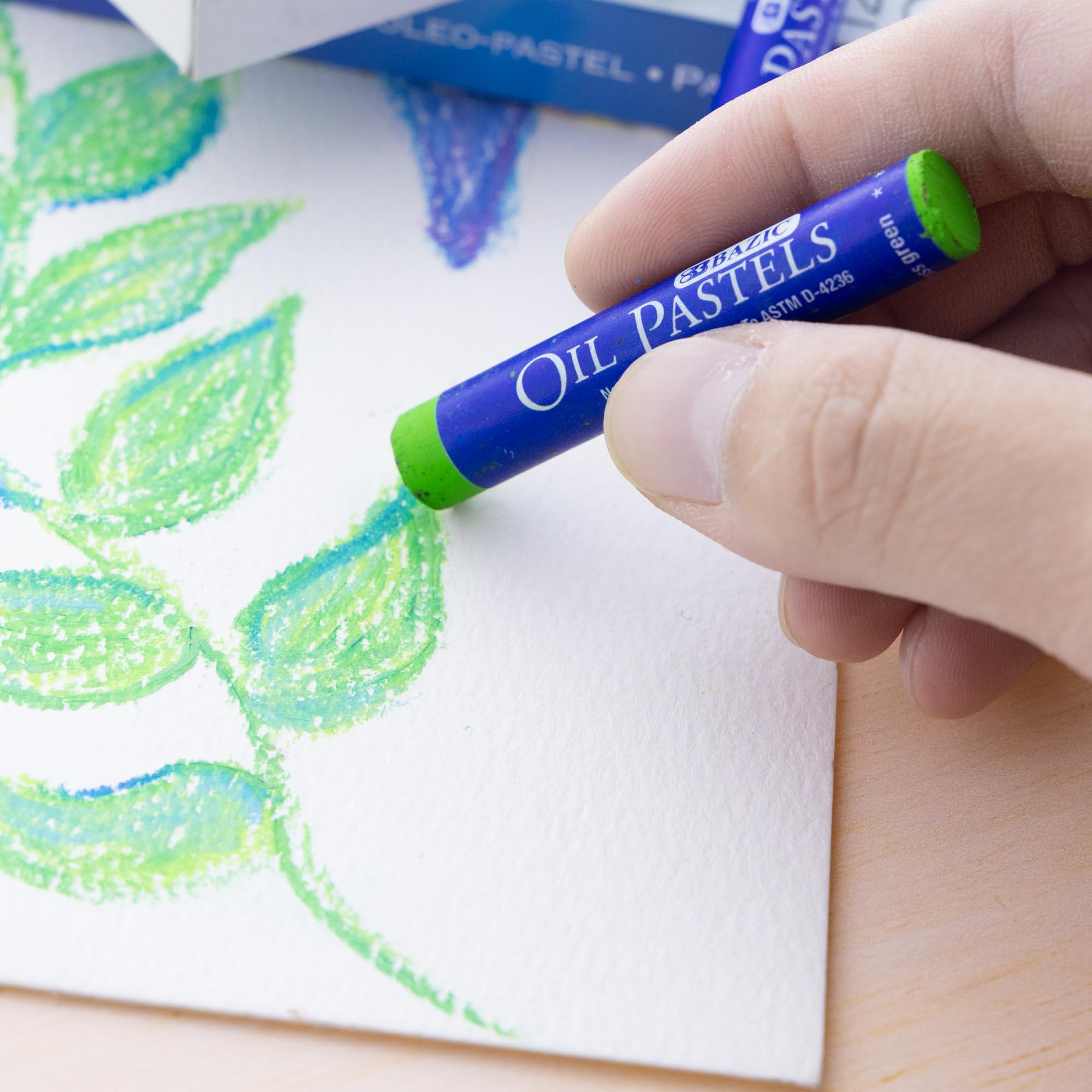 Snapklik.com : BAZIC Oil Pastels Set 25 Colors, Soft Pastels Oil ...