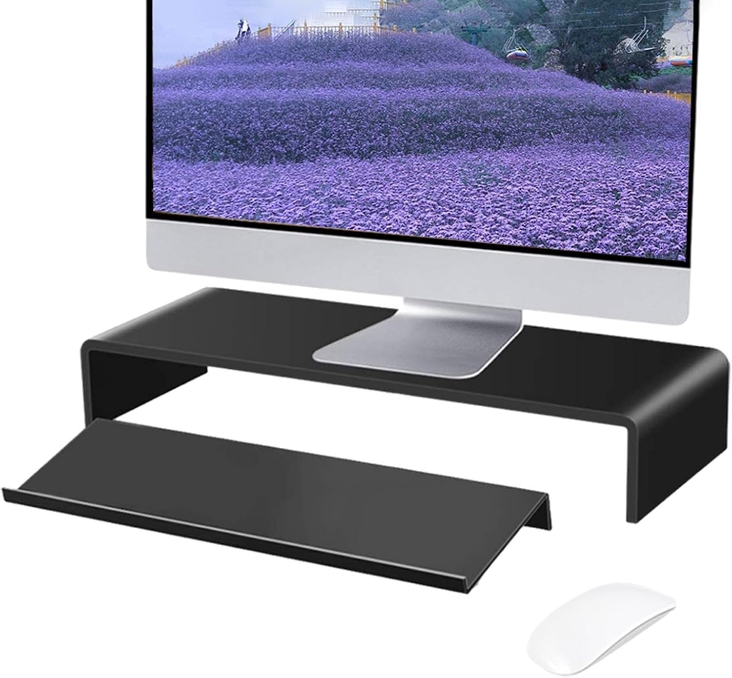 Acrylic Computer Stands, Acrylic Laptop Stands with Keyboard Stand ...