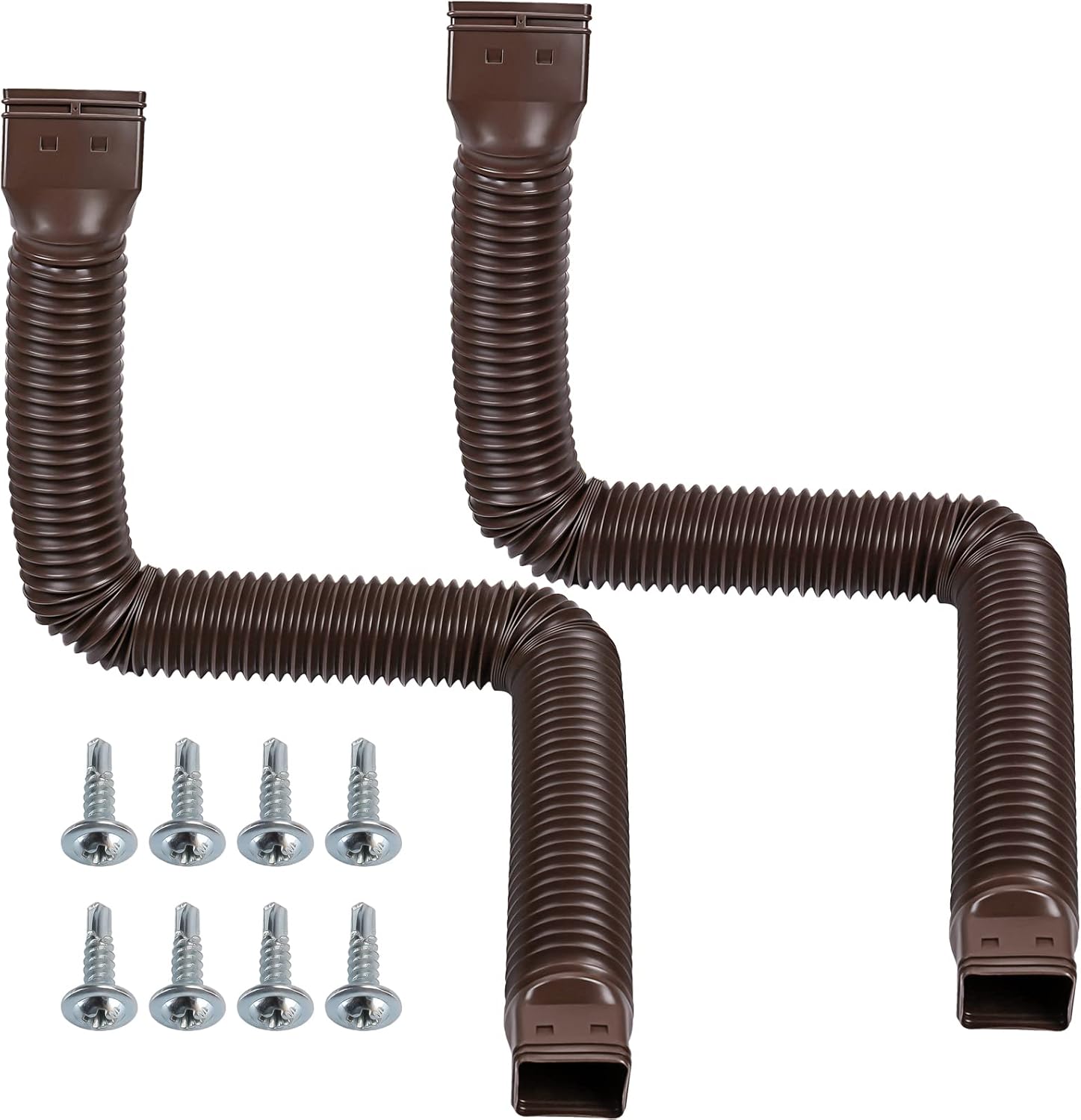 Amazon.com : KalTell 2PK Gutter Downspout Extensions, Rain Gutter ...