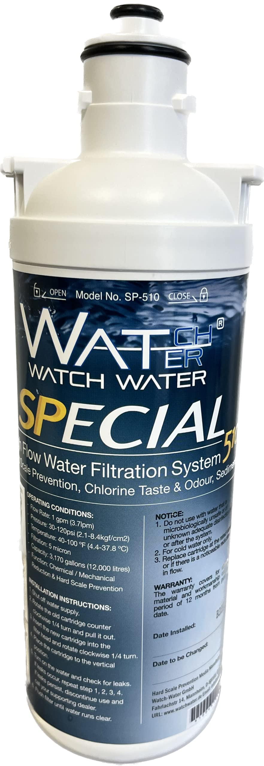 Amazon.com: Watch Water Special Filter Scale Prevention Water Filters ...