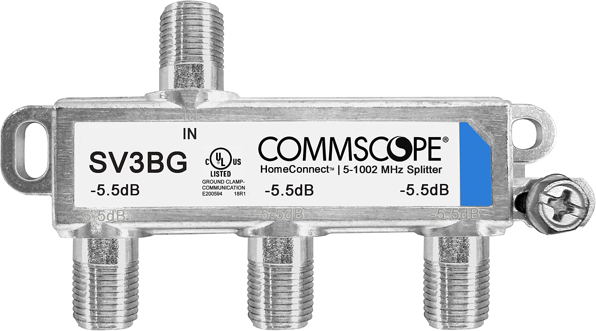 Amazon.com: Commscope SV2G HomeConnect 2-Way Coaxial Cable Splitter 5 ...