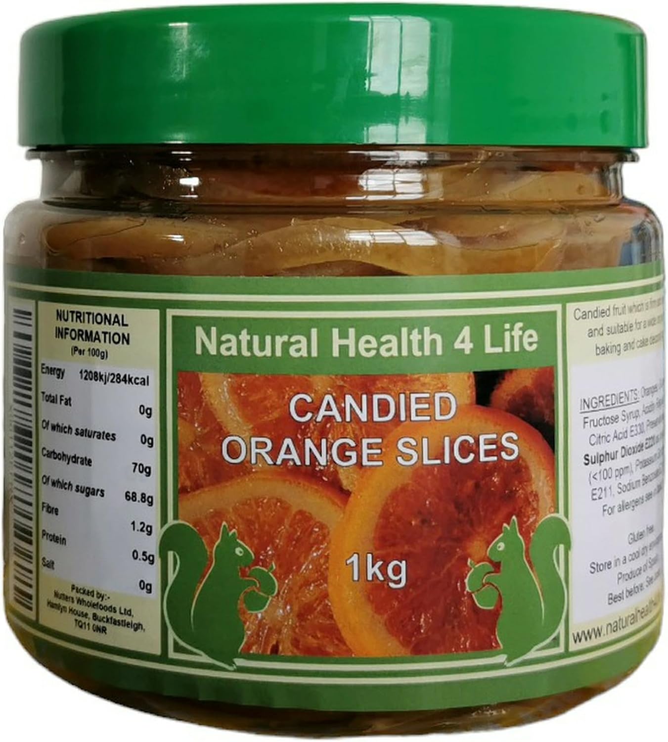 Natural Health 4 Life Full Taste Glace/Candied Orange Slices - In ...