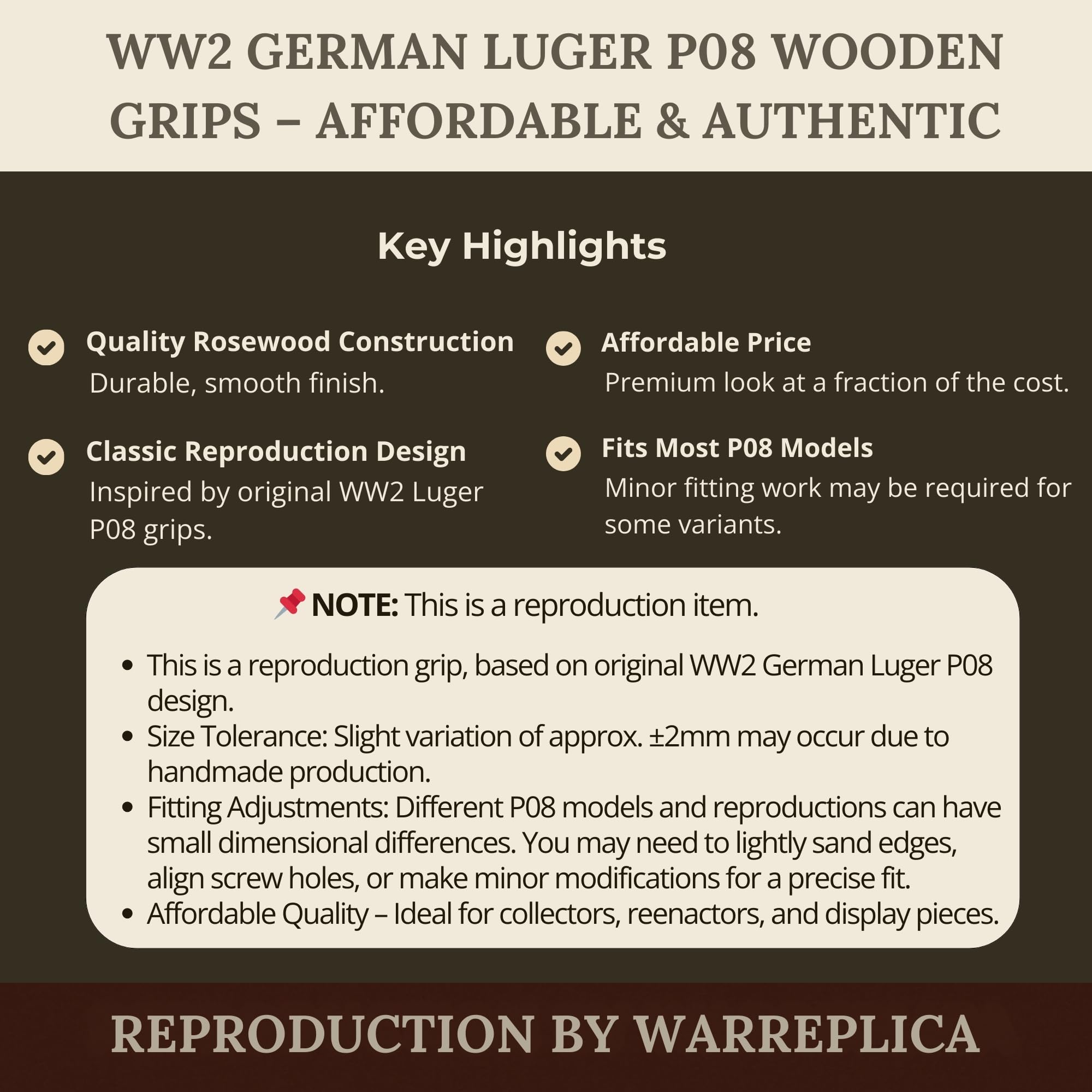 Airsoft Luger WW2 German P08 Luger Tool Reproduction - Field Strip ...