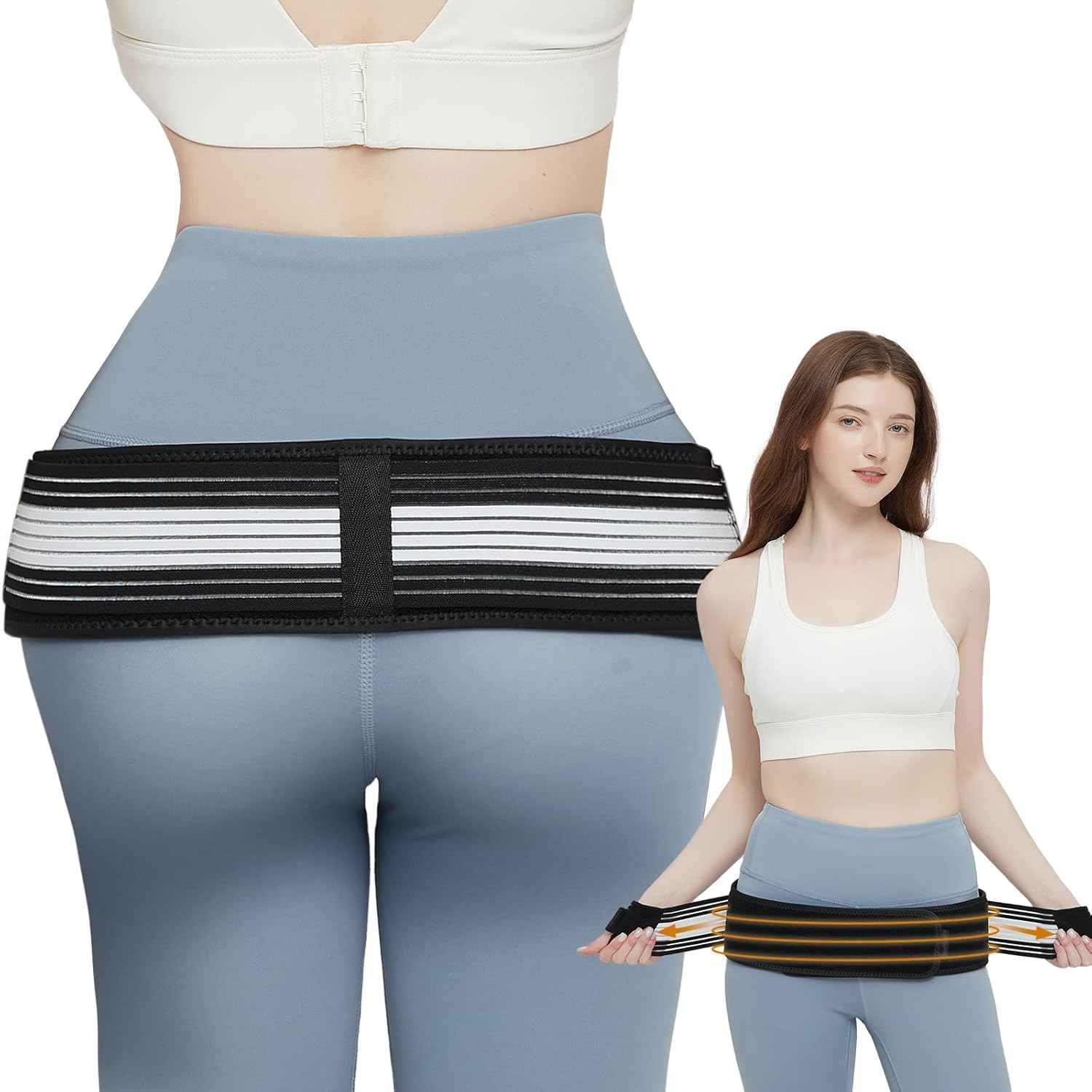 AngeFlow Sacroiliac SI Joint Hip Belt for Women - Hip Braces for Hip ...