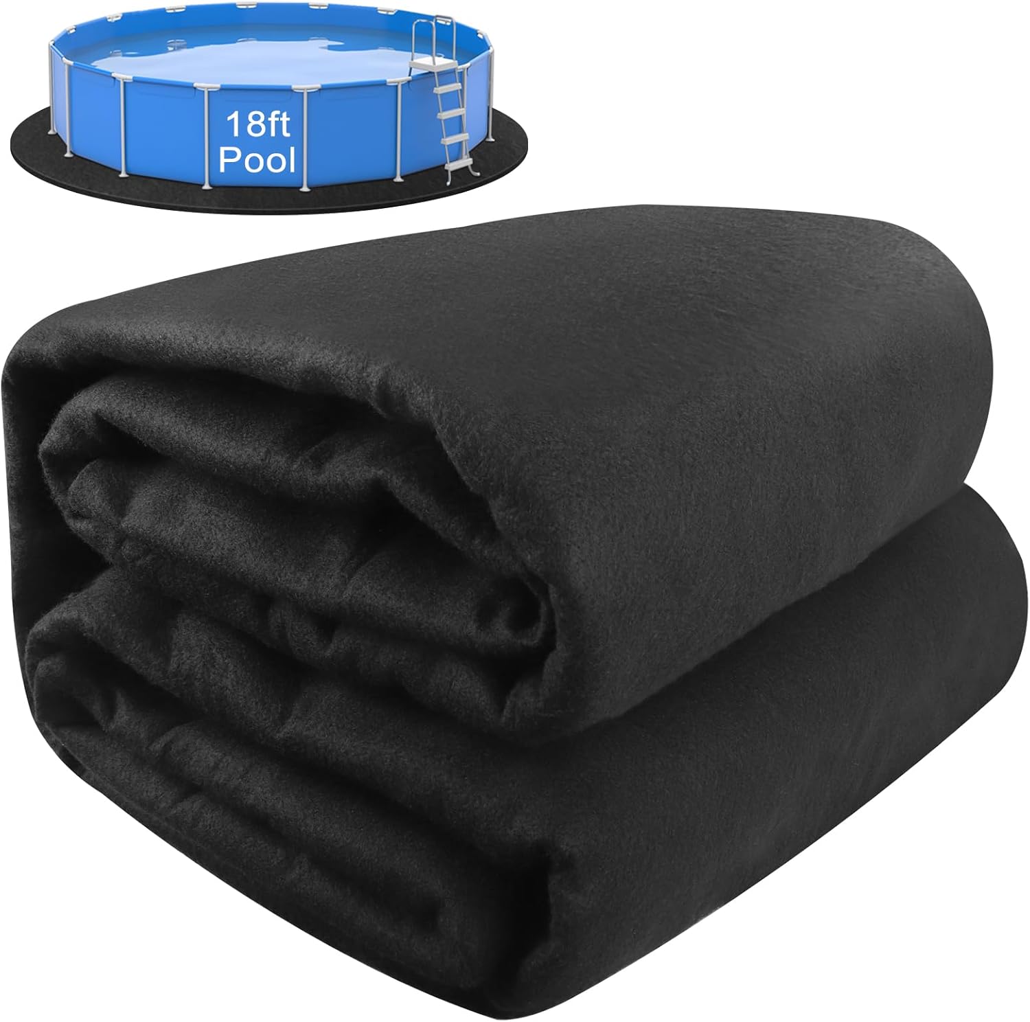 Amazon.com : ACTREY 18 Ft Round Pool Liner Pad for Above Swimming Pools ...