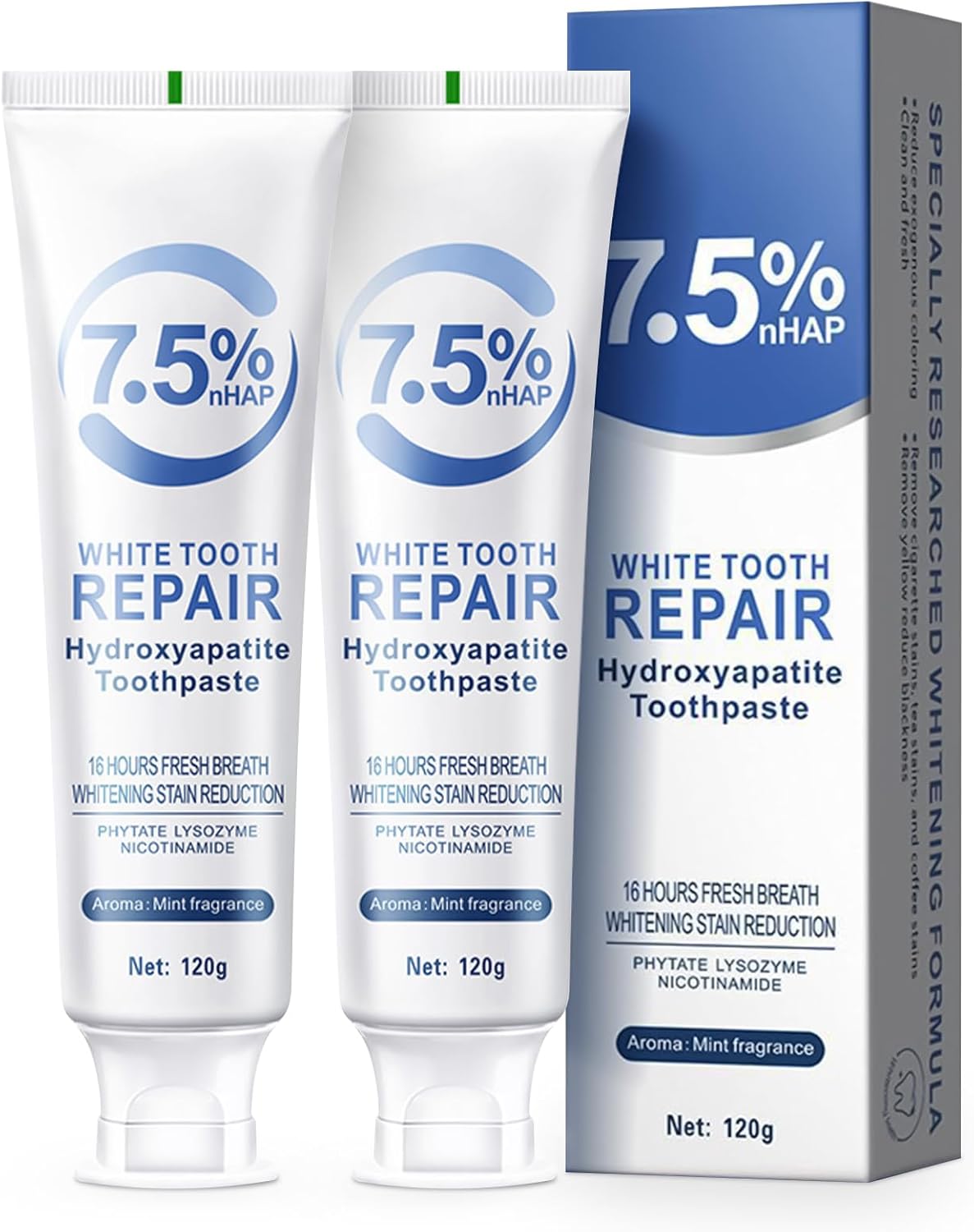 Hydroxyapatite Toothpastes for Enamel Protection Care and Tooth ...