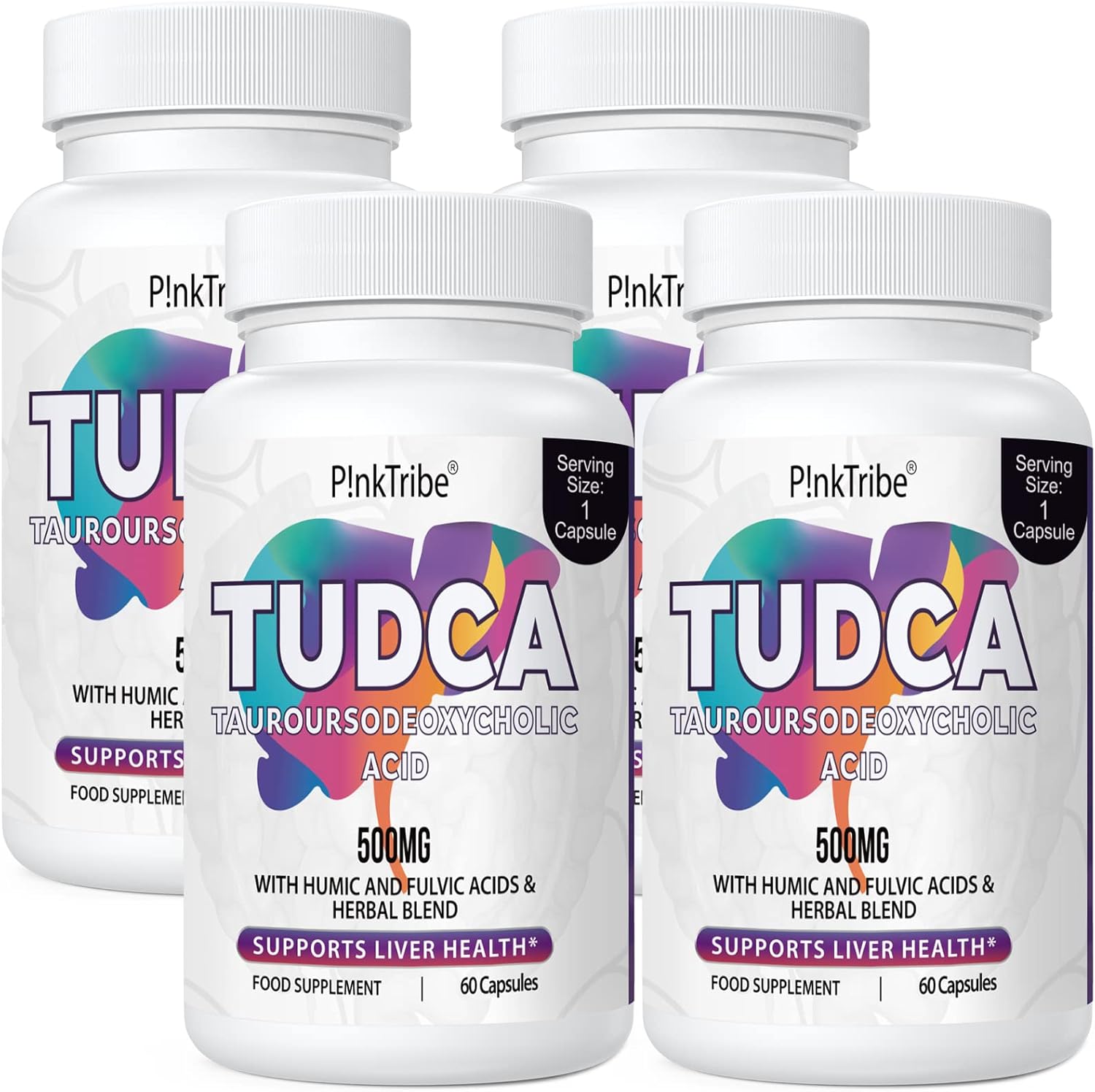 TUDCA 500mg, Tauroursodeoxycholic Acid with Humic and Fulvic Acids ...