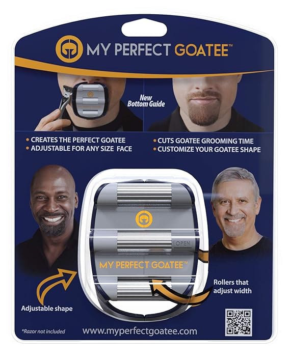 Amazon.com: Mens Goatee Shaving Template - Create a Perfectly Shaped ...
