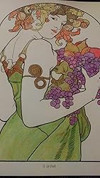 Alphonse Mucha Coloring Book: Baumann, Gustave: 9780764958311: Amazon ...