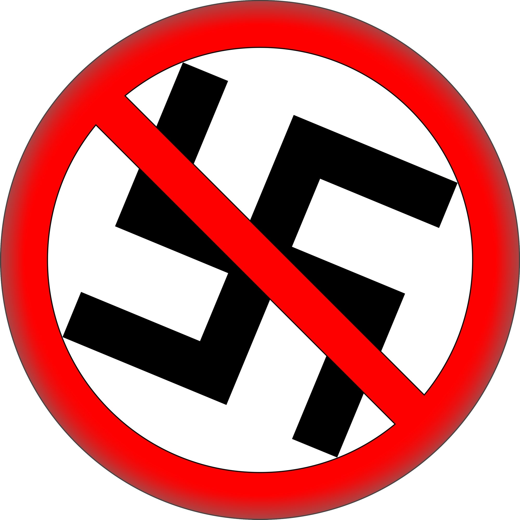 Amazon.com: Anti Swastika - 1.5" Round Button : Clothing, Shoes & Jewelry