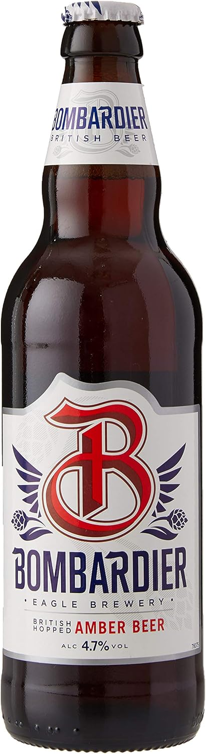Bombardier British Hopped Amber Beer, 500ml : Amazon.co.uk: Grocery