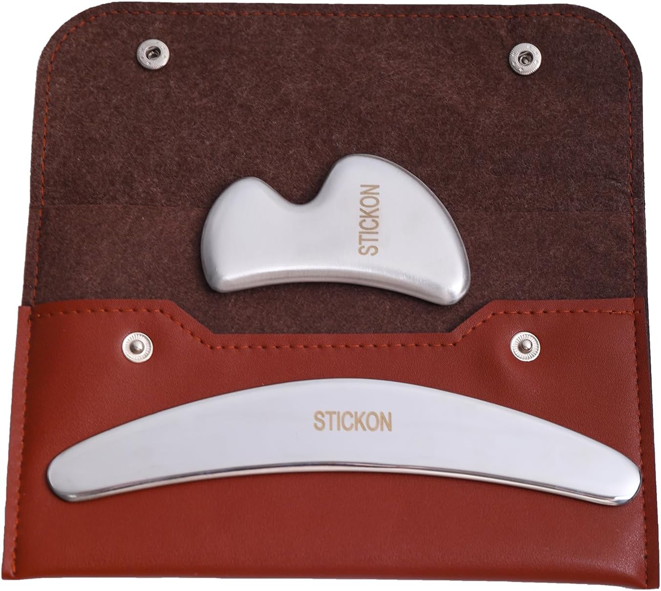 Amazon.com: STICKON Stainless Steel Muscle Scraper Tools Set 2 in 1 Gua ...