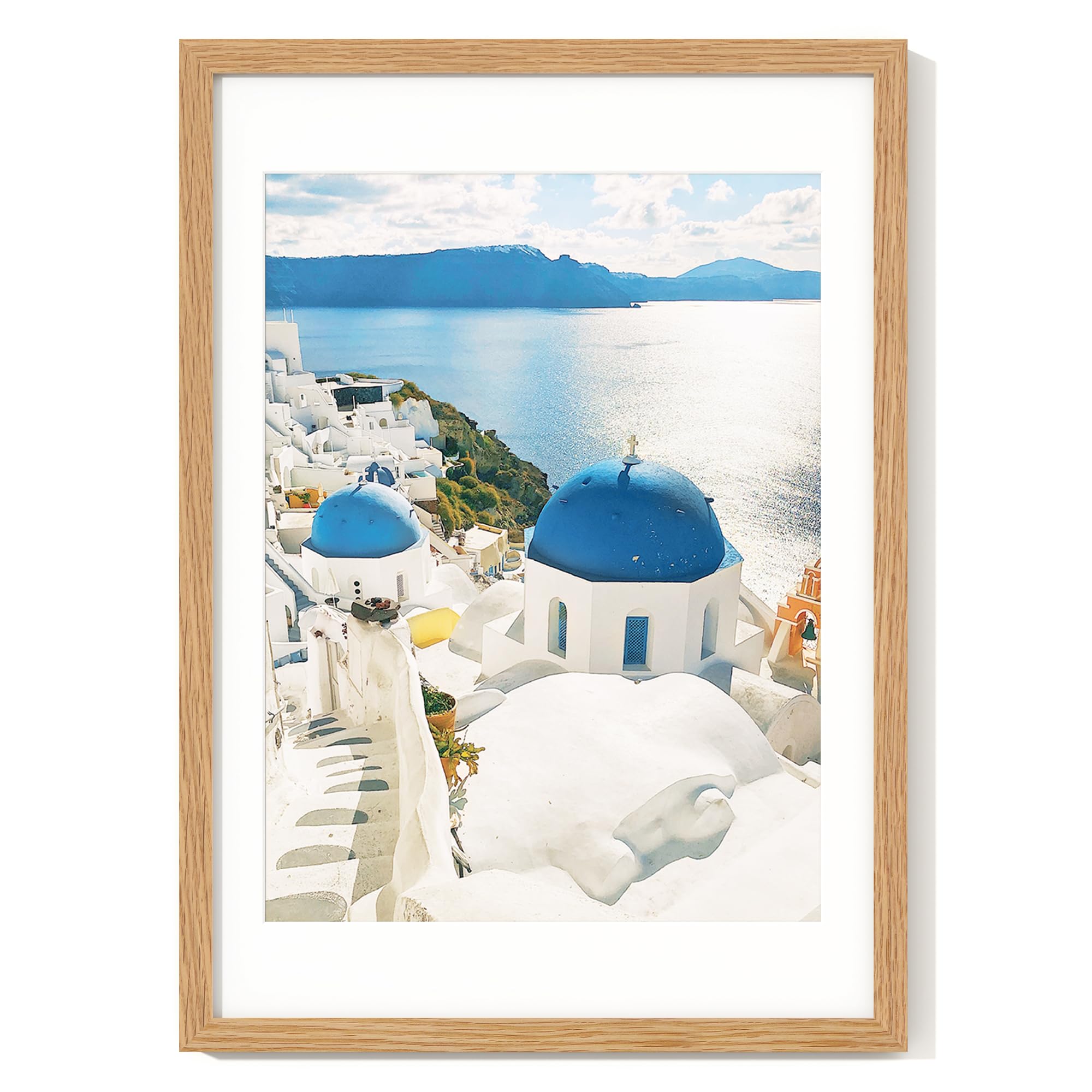 Amazon.com - Axeman 14x20 Picture Frame | Solid Oak Wood 14 x 20 ...