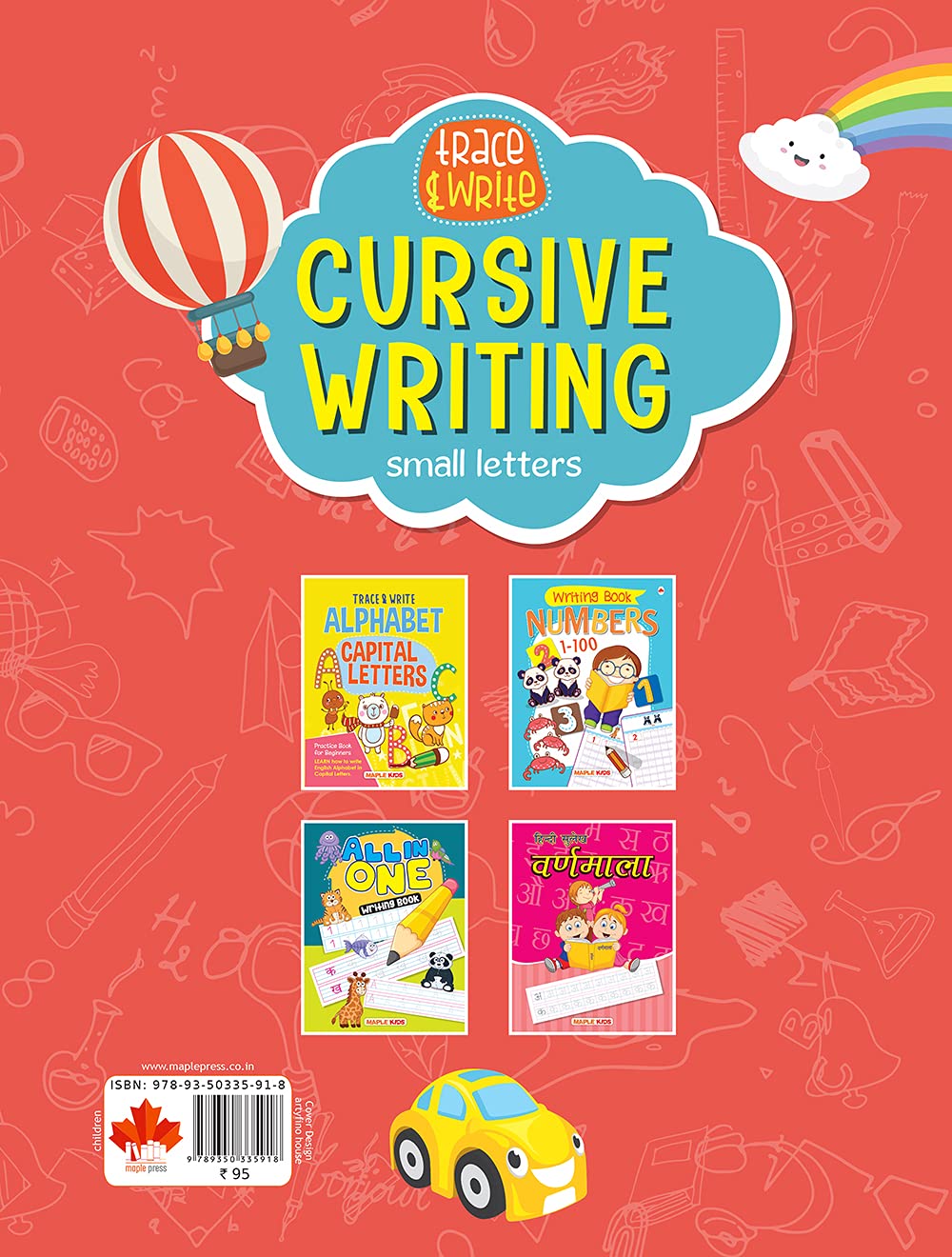 Cursive Writing Book - Joining Letters & Hindi Sulekh - Varanmala ...