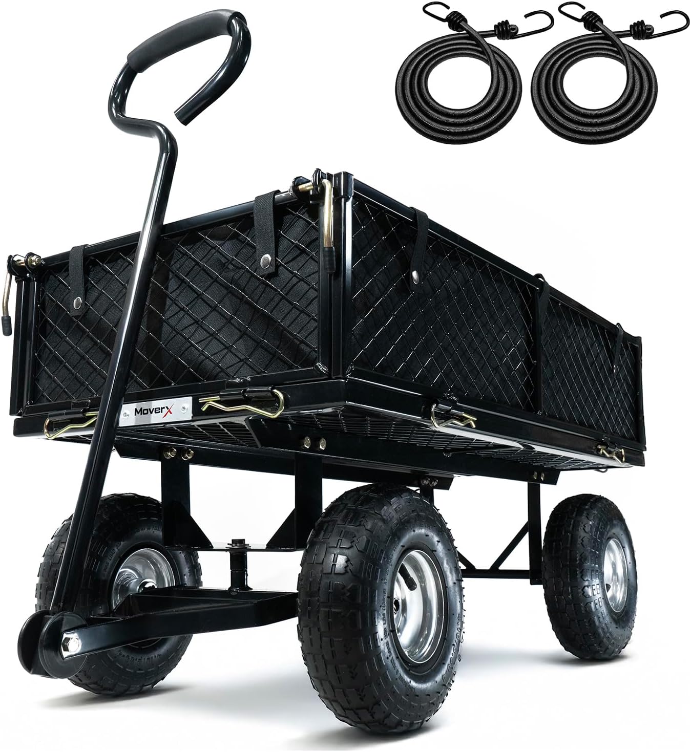 Draper 22x96x51cm Garden Tipper Cart - Heavy Duty Gardening Trolley ...