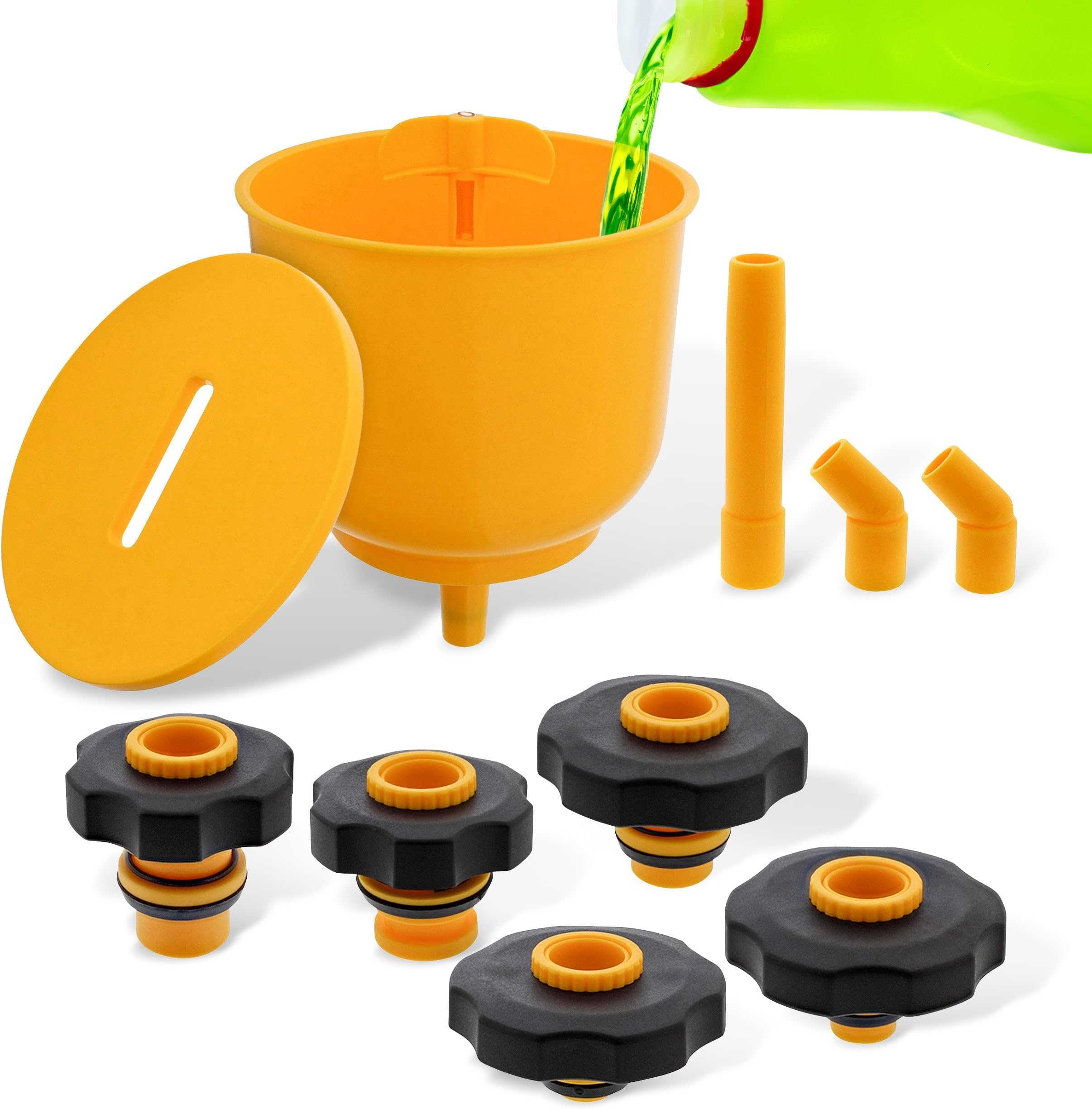 Amazon.com: ABN Coolant Funnel Kit - Radiator Spill Free Funnel Auto ...