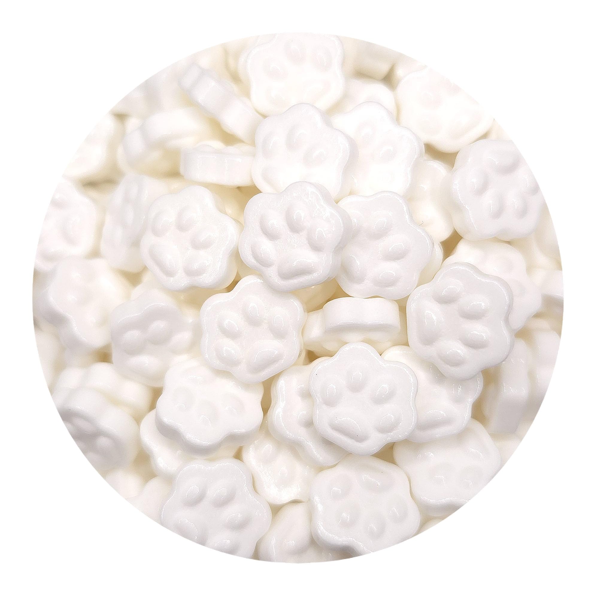Amazon Ncs White Dog Cat Animal Paw Edible Candy Cake Toppers 8