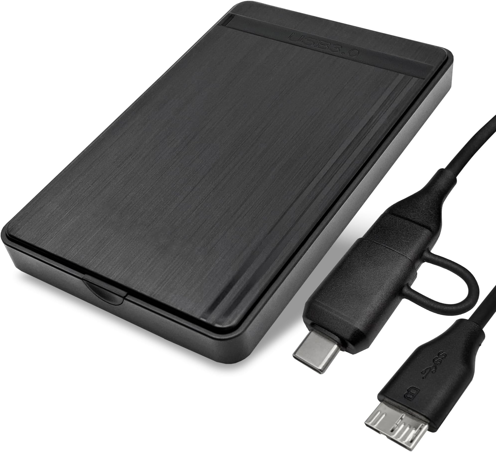 Amazon | 【整備済み品】外付けハードディスク 大容量 ポータブルHDD USB3.0 ケース ブラック 外付けHDD (USB3.0 ...