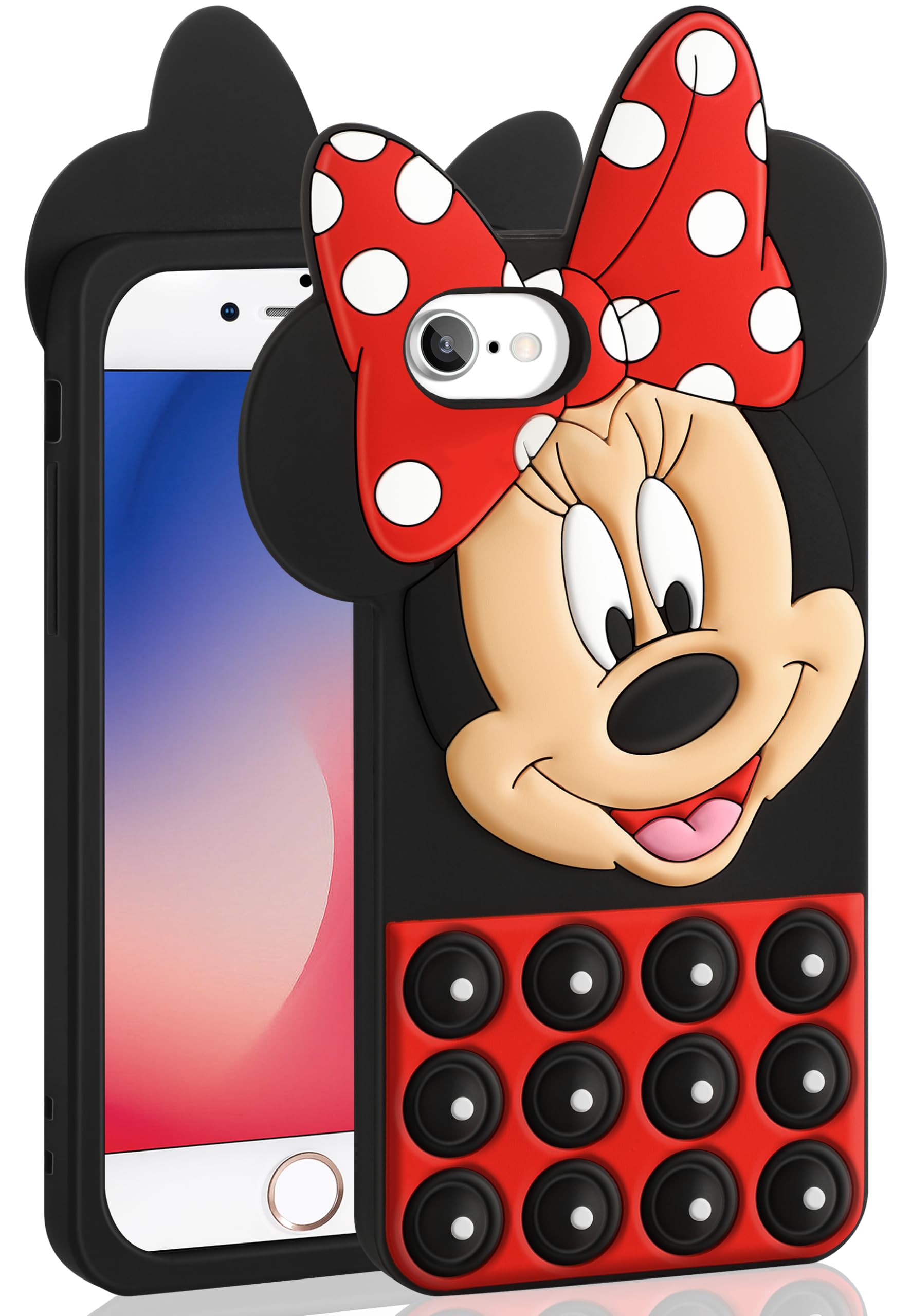 Amazon.com: oqpa for iPhone 8/7/6s/6/SE 2022/SE 2020 Case Cute Cartoon ...