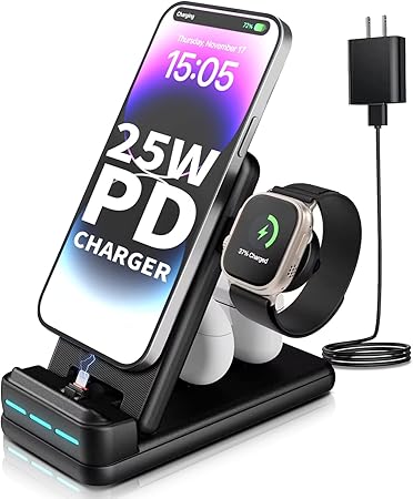 Amazon.com: MSTJRY Fast Charging Station for Apple iPhone Multiple ...
