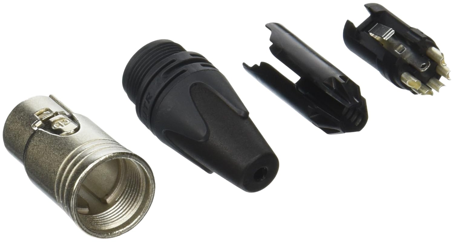 Amazon.com: Neutrik NC5FXX 5-Pin Female Cable MT, Chrome Finish ...