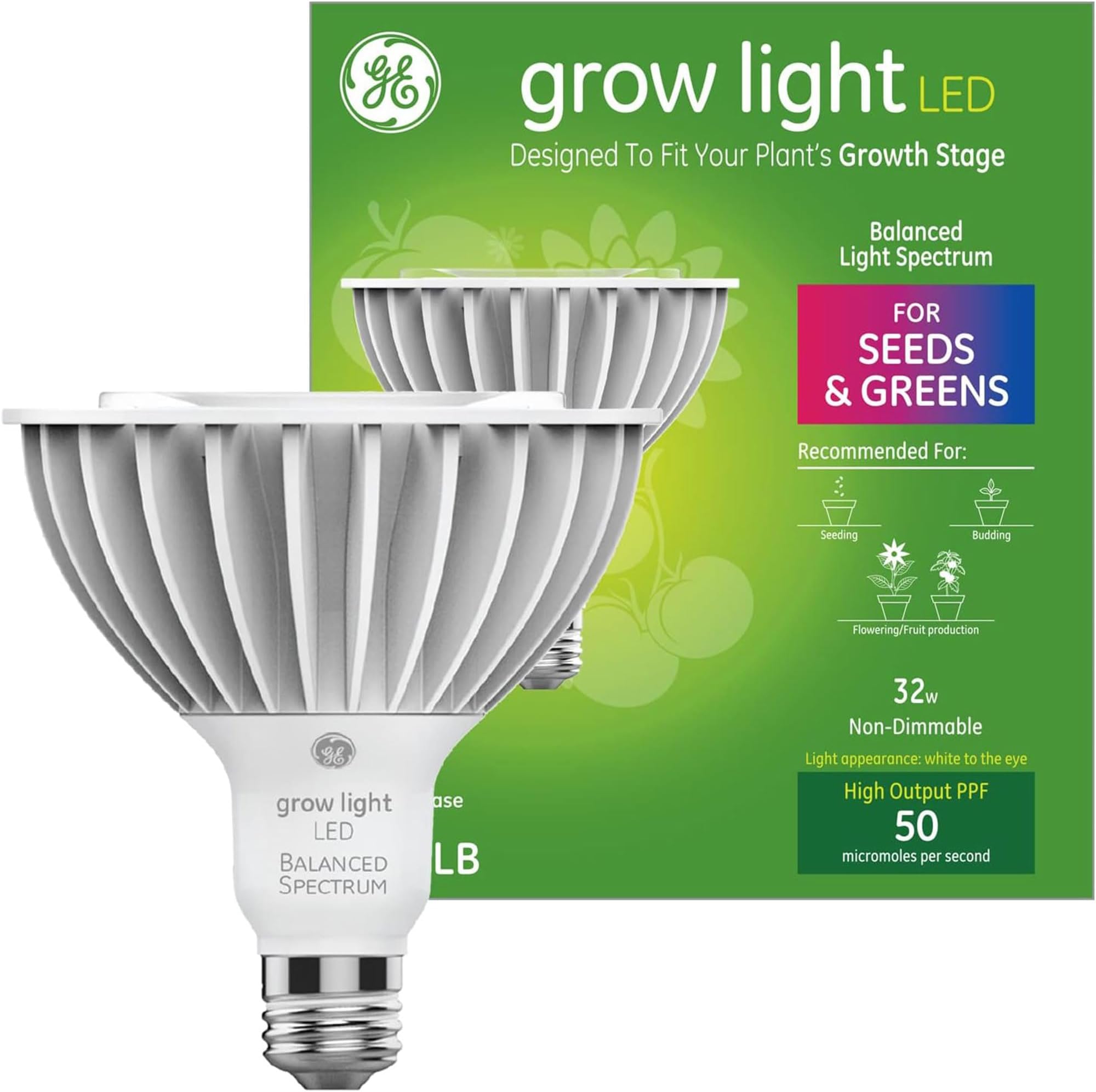 Amazon.com: Birsppy Aspect Vita™ LED Grow Light Bulb Full Spectrum for Indoor Plants 24"-84 ...