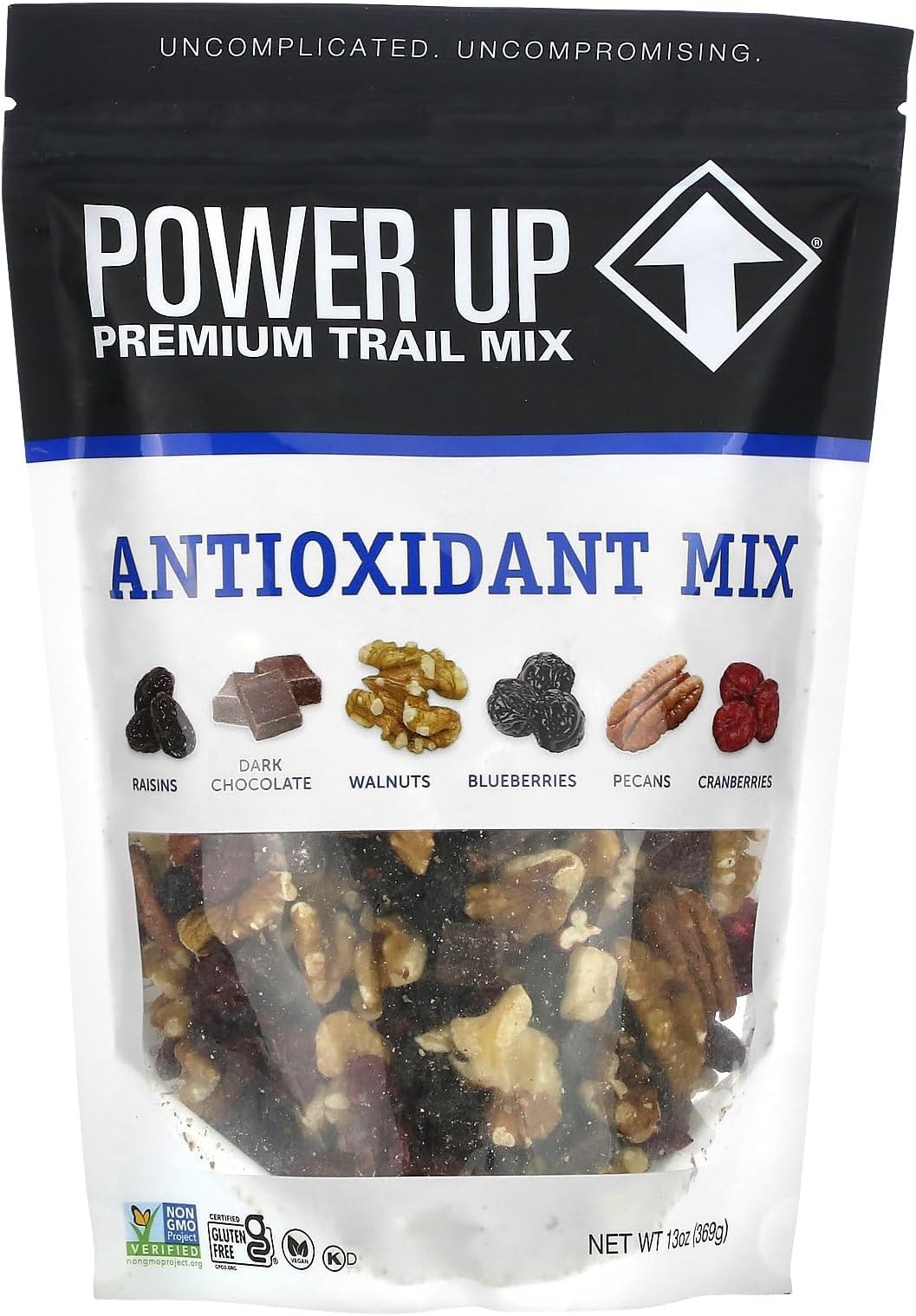 Amazon.com: Power Up Premium Trail Mix - Antioxidant Trail Mix 13oz ...