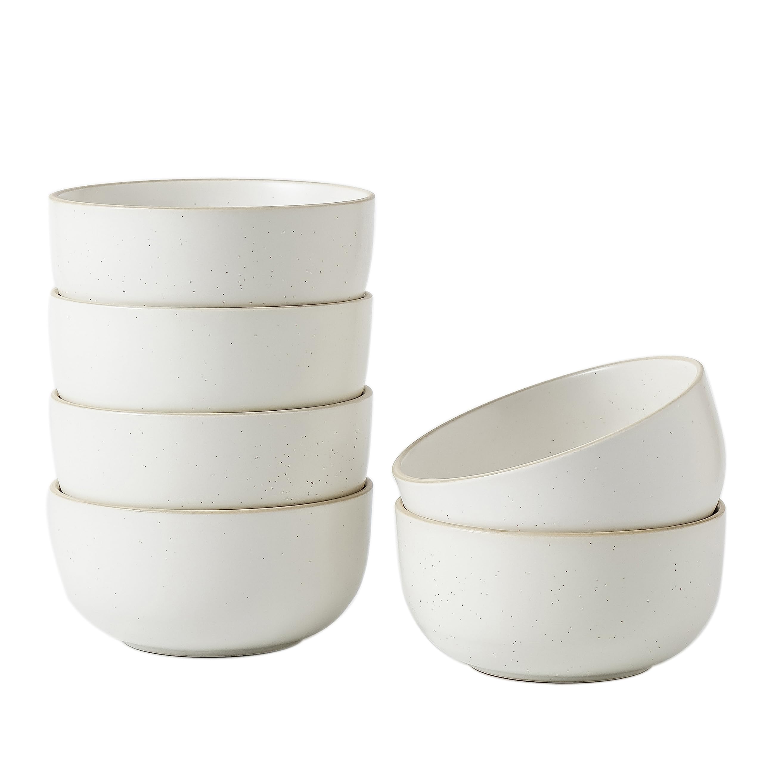 Amazon.com: S&Q'S CERAMICS Ceramic Small Bowls for Kitchen, Set of 6, 9 ...