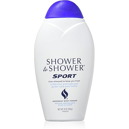 Amazon.com : Shower to Shower Absorbent Body Powder, Sport, 13-Ounce ...