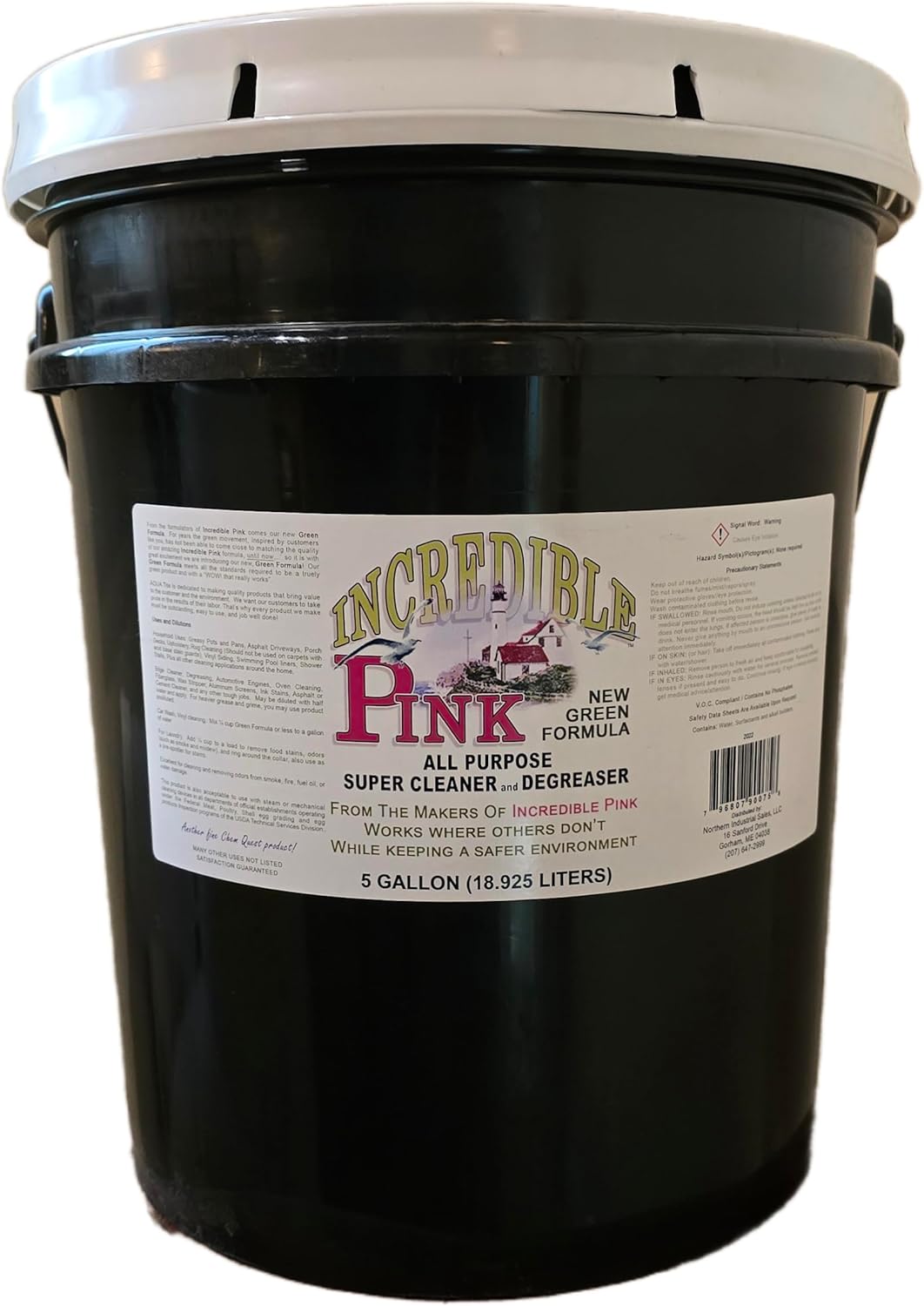 Incredible Pink Chem Quest Green Formula All Purpose Super Cleaner/Degreaser, 5 gallon Pail ...