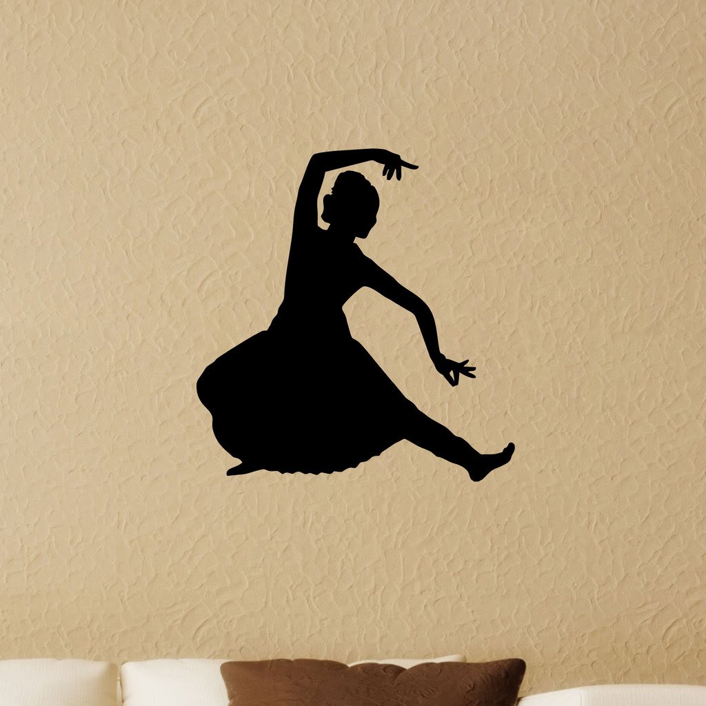 Buy Decor Villa Indian kathak Dance Wall Sticker & Decal (PVC Vinyl ...