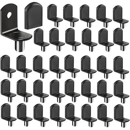 Amazon.com: 40 Pcs Shelf Pins Pegs,1/4 Inch L-Shaped Shelf Support Pegs ...