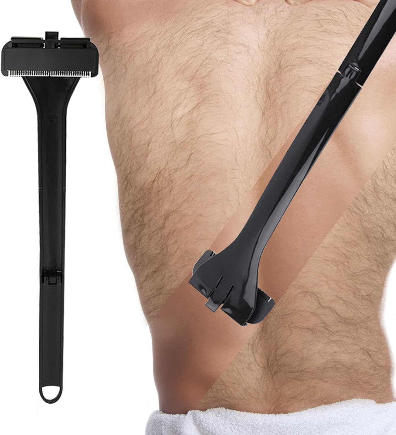 Back Razor Removable Body Razor Men, Back Hair Remover, 45.5 cm ...