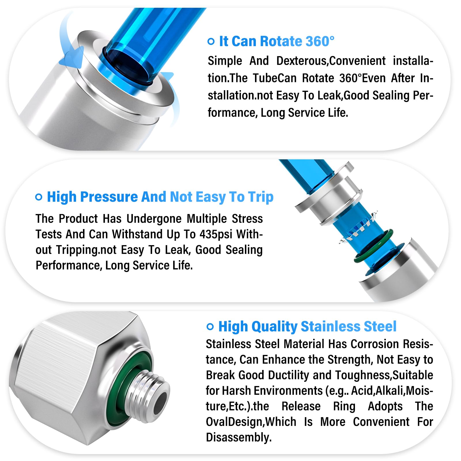 Snapklik.com : TAILONZ PNEUMATIC 304 Stainless Steel Male Elbow 4MM ...