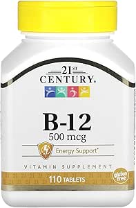 21st Century Vit B-12 Tabs - 500 Mcg: Buy Online at Best Price in UAE ...