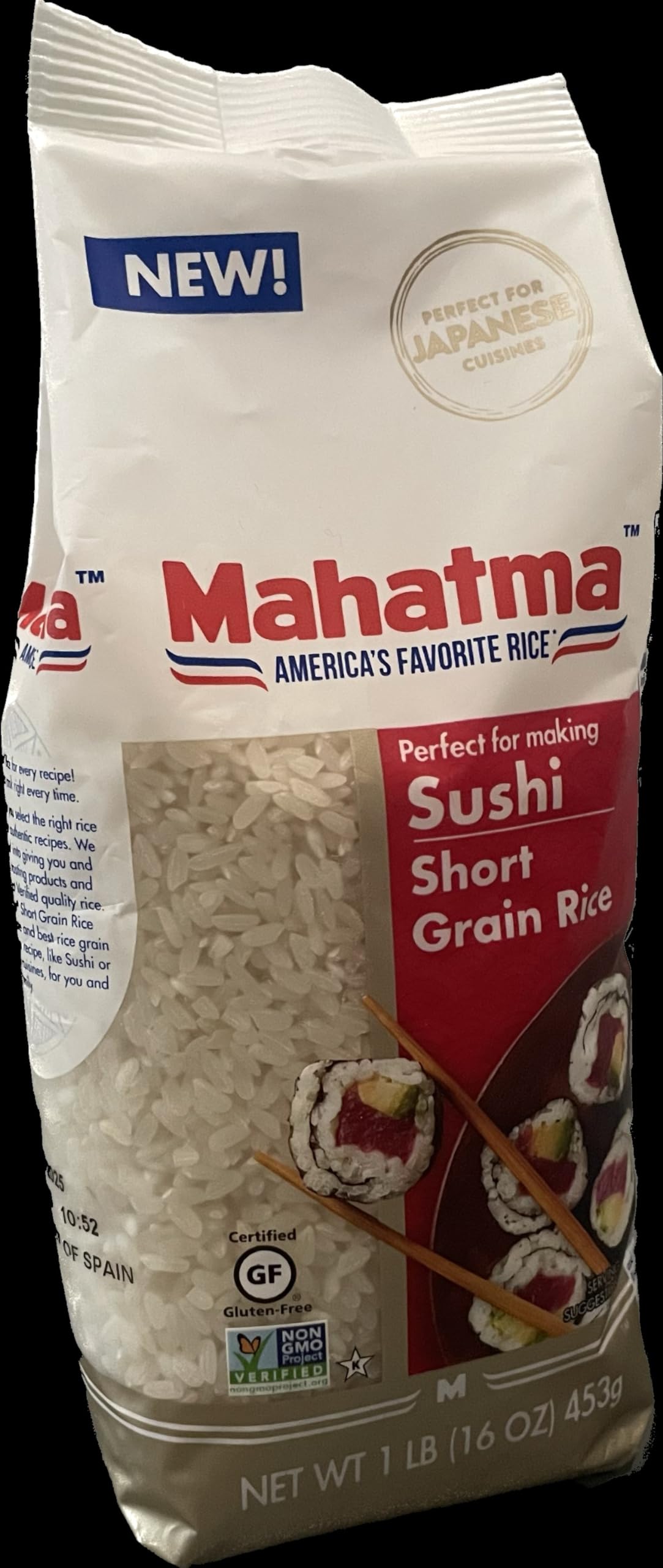 Snapklik.com : Sushi Short Grain Rice 16 Oz