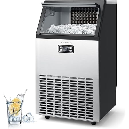Amazon.com: LifePlus Commercial Ice Maker Machine 100Lbs/24H, Stainless ...