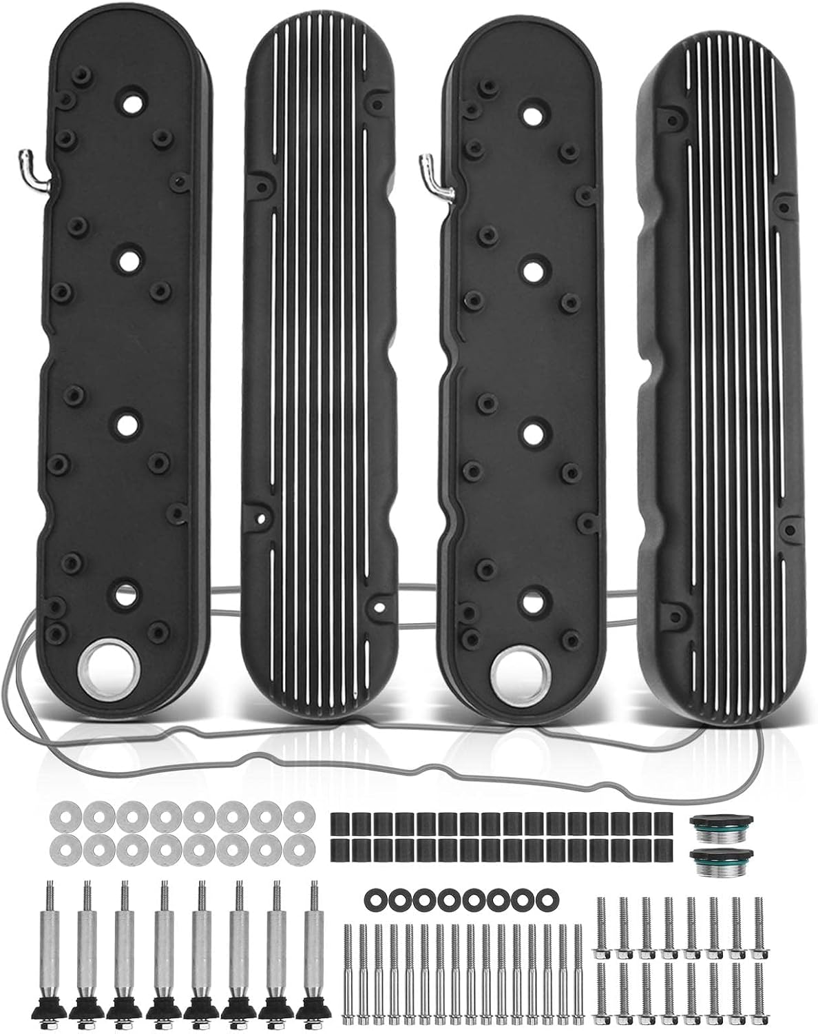 Amazon.com: A-Premium Black GEN III/IV LS Engine Valve Cover, Aluminum ...