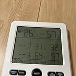 Amazon | Timloon デジタル温度湿度計 外気温度計 ワイヤレス 温湿度計 3つセンサー 室外/室内 高精度/LCD大画面/バックライト機能付き/時計カレンダー/温湿度超限警報 ...