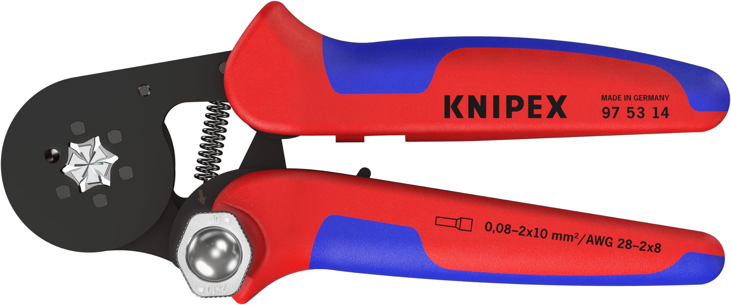 KNIPEX - 97 53 14 Tools - Crimping Pliers, Self-Adjusting (975314 ...