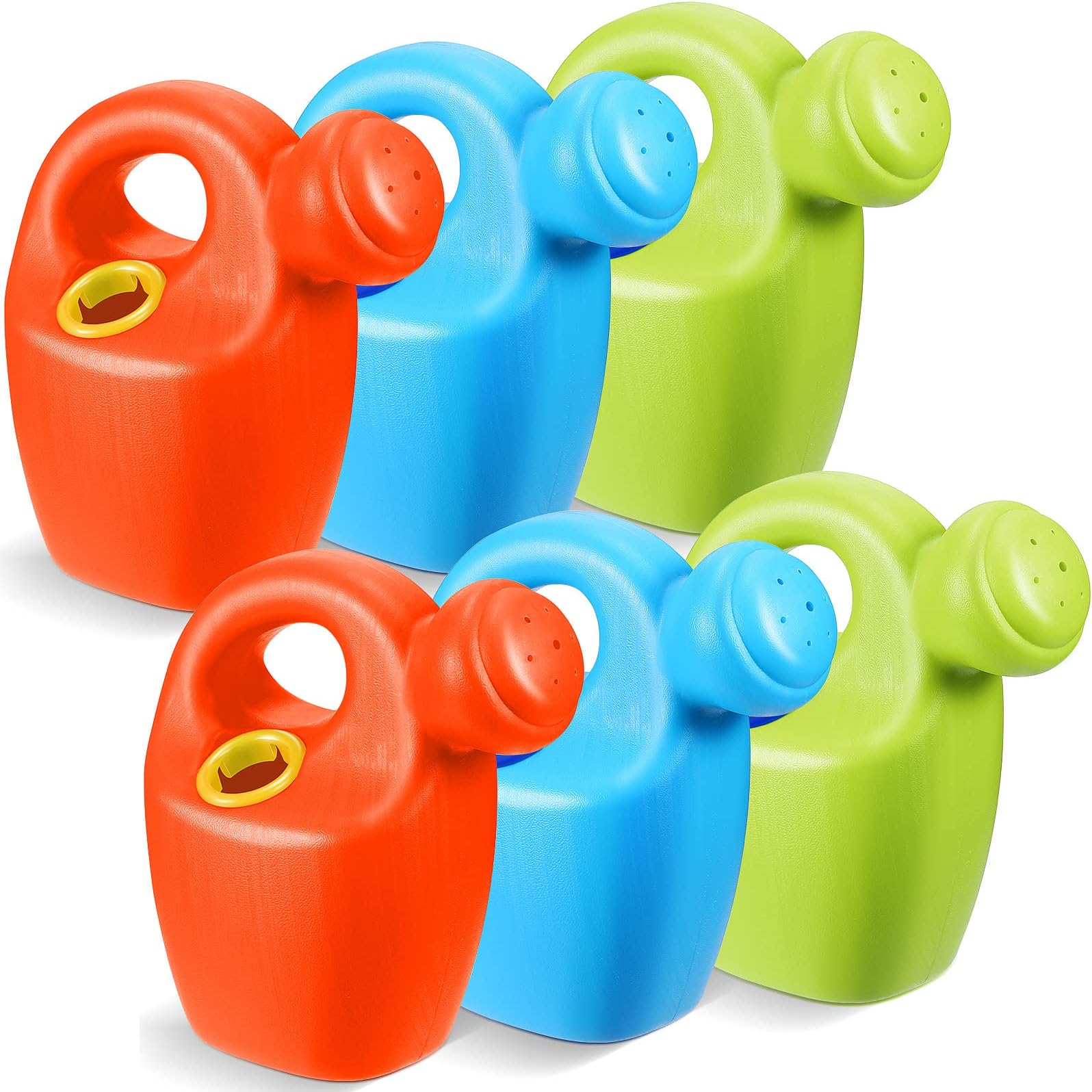 Amazon.com: Lunmon 6 Packs Kids Watering Can Gardening Sand Beach Toy ...