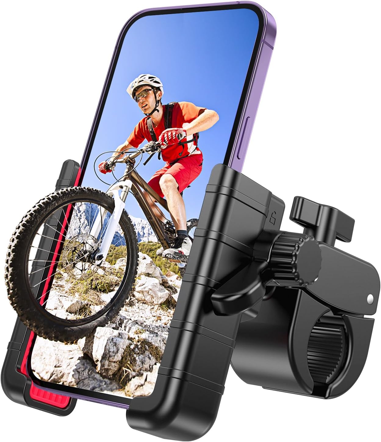 Bokilino Bike Phone Mount Holder, Motorcycle Phone Mount for Electric Scooter, Mountain, Dirt ...