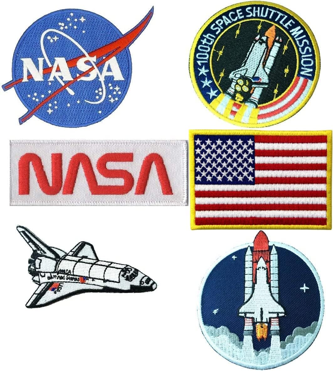 Amazon.com: Space Shuttle Patches,NASA Patches,bfuee Apoll Patches,US ...
