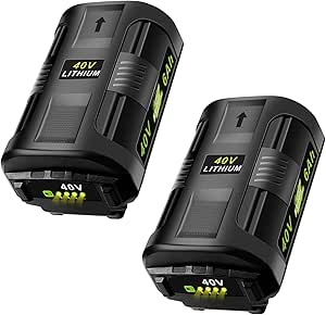 Amazon.com: MAFACBAC 40V 6Ah Lithium Battery: Replacement for Ryobi 40 V Battery OP40401 OP40602 ...
